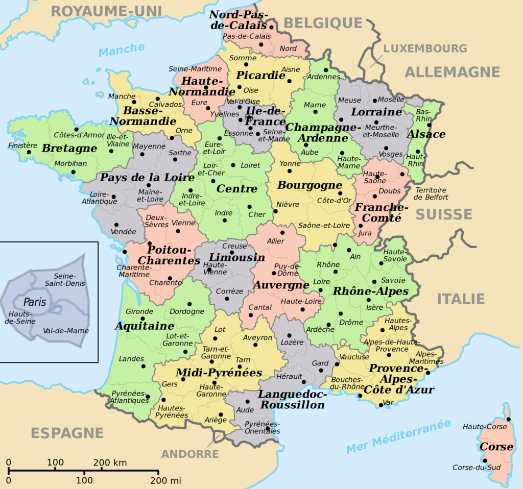 French Departments Mary Anne s France
