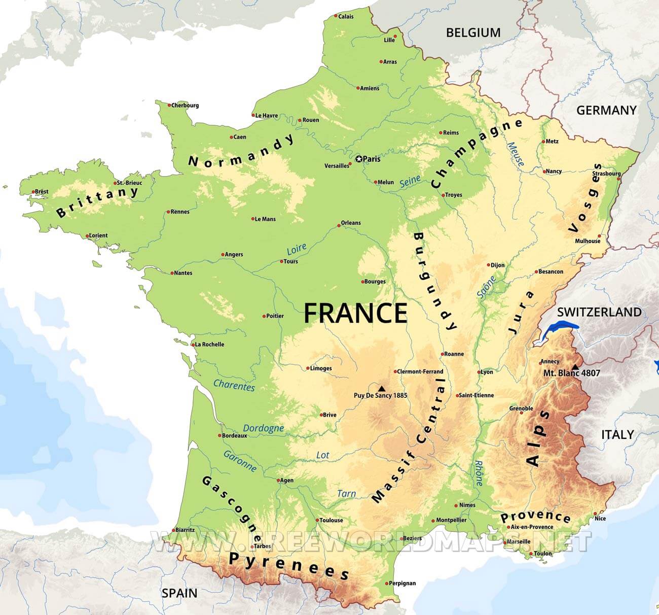 The 7 Main Mountain Ranges of France from the Alps to Morvan - Mary ...